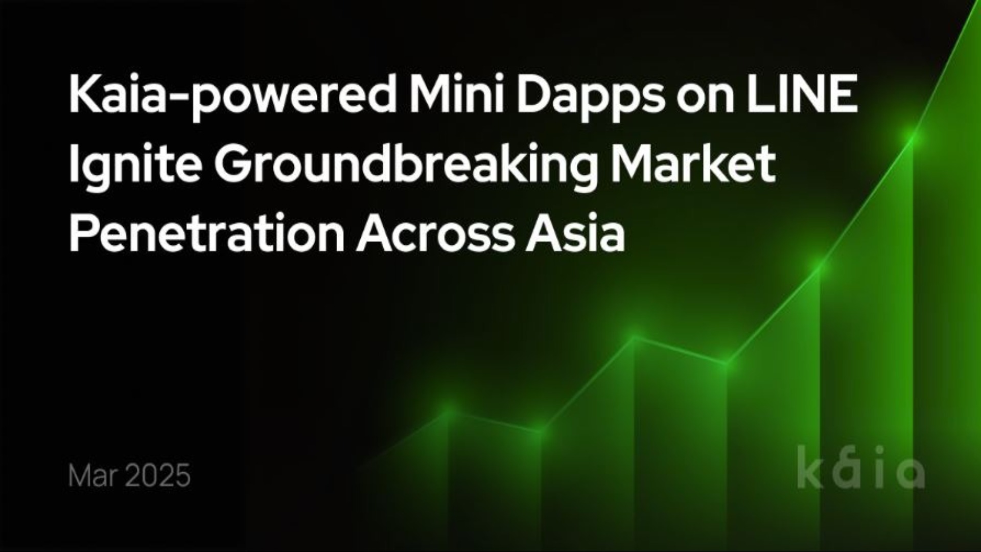 Kaia-powered Mini Dapps on LINE Messenger Ignite Groundbreaking Market Penetration Across Asia