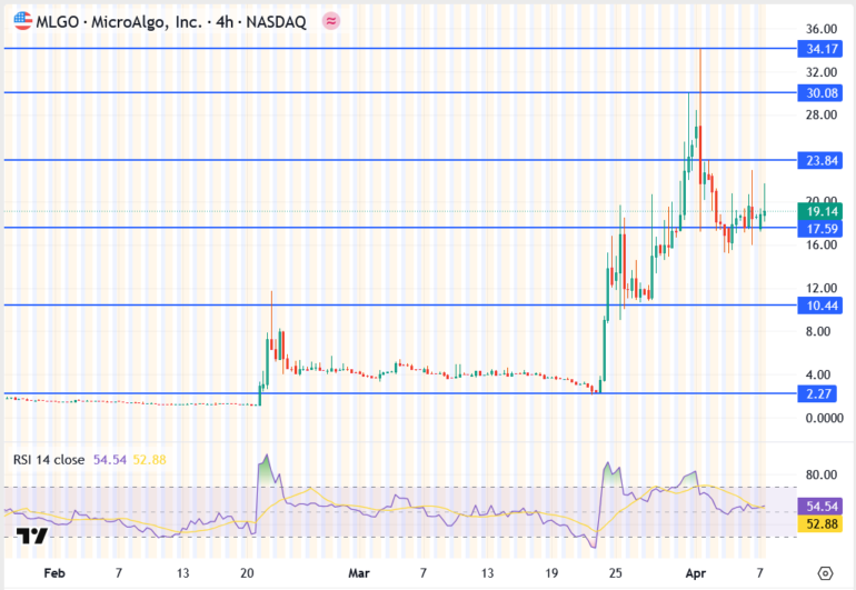 MicroAlgo Share Price Surges Above $19 as Bulls Regain Control